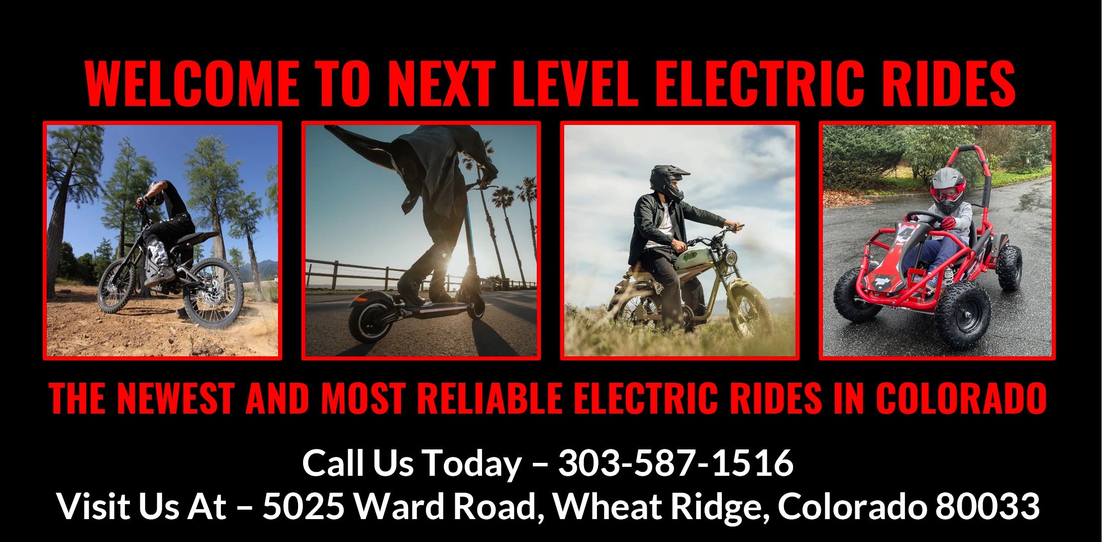 Next Level Electric Rides - online